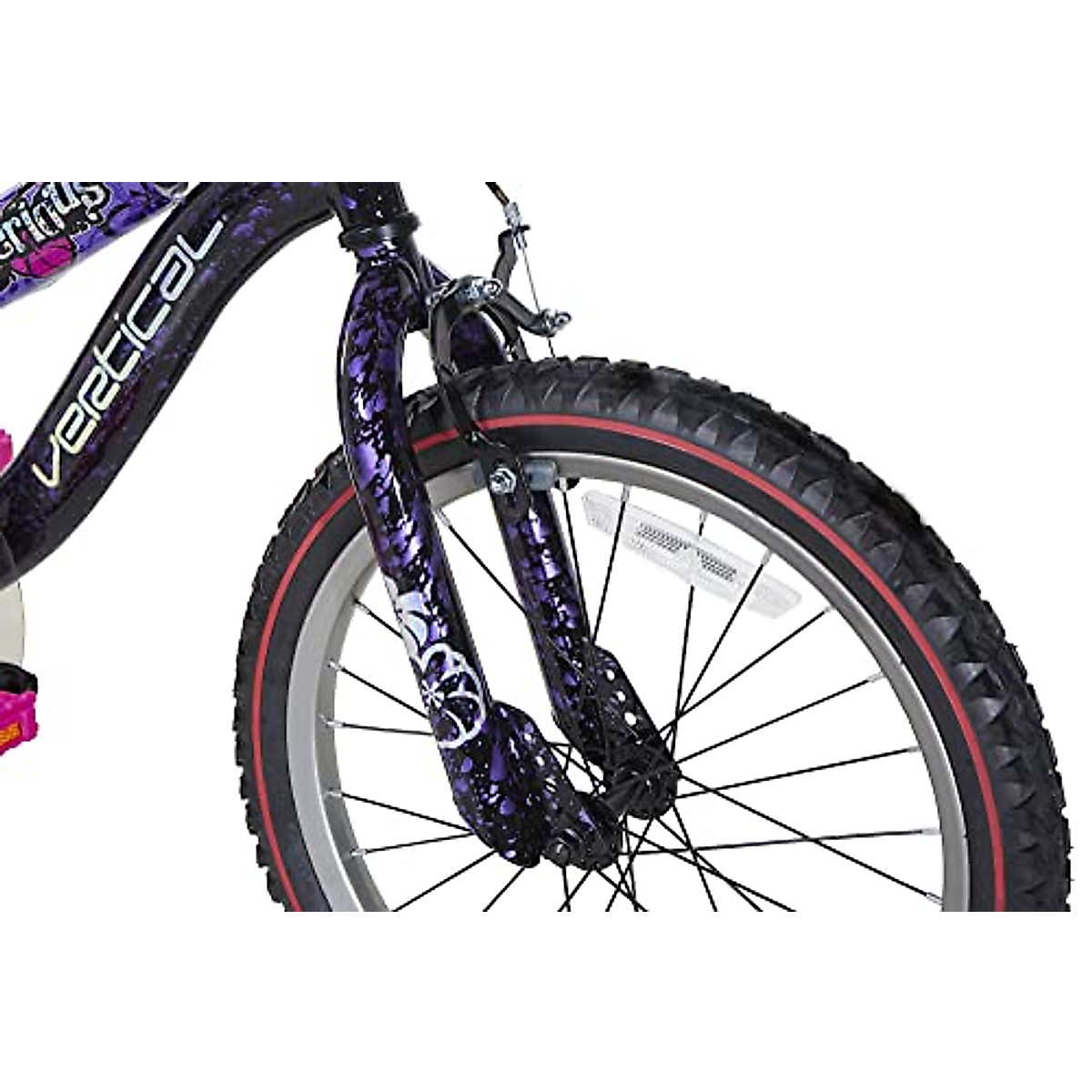 Dynacraft Vertical Mysterious 18" Children's Bike – Stylish and Durable, Perfect for Kids Learning to Ride, Sturdy and Easy to Assemble, Ideal for Young Riders