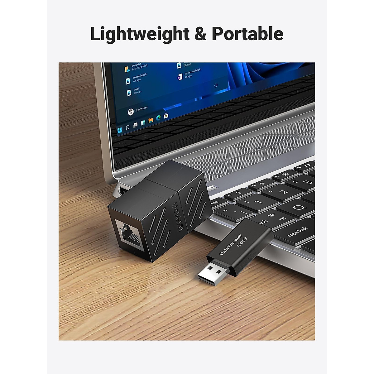 UGREEN RJ45 Coupler Ethernet Extender 1000Mbps, Cat7 Cat6 Cat5e 328ft Ethernet Cable Extender Ethernet Adapter, LAN Connector in Line Coupler Female to Female Black