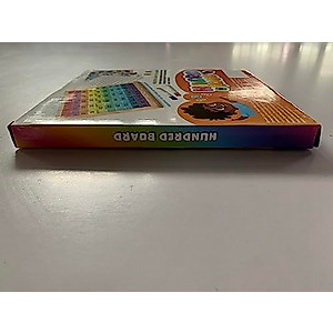 Coogam Wooden Math Hundred Board 1-100 Numbers Learning Educational Toys Colorful Montessori Counting Board Game for Preschool 3 4 5 Year Old Boys Girls