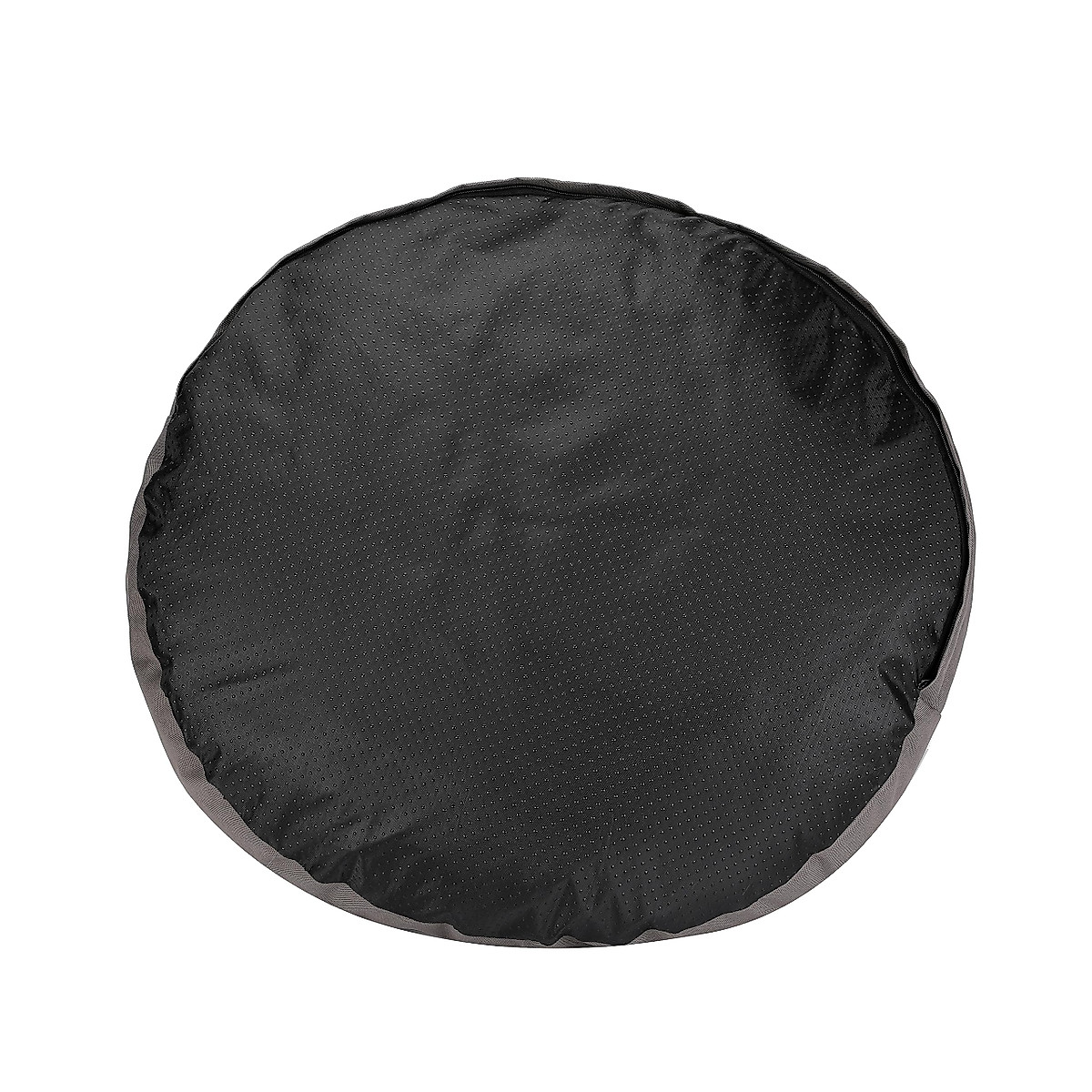 long rich Durable Oxford to Sherpa Pet Cave and Round Pet Bed, 25", with Removable top and Insert, by Happycare Textiles