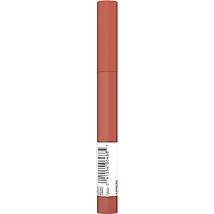 Maybelline Super Stay Ink Crayon Matte Longwear Lipstick Makeup, 160 Stop At Nothing, 0.04 oz