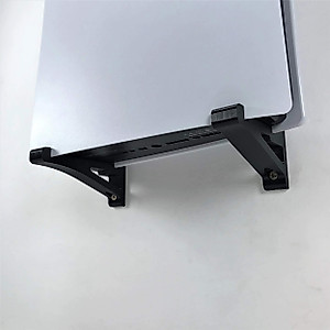 3D Cabin PS5 Wall Mount Wall Bracket Holder Stand for Play Station 5 Digital Corner Support Any Orientation White Left