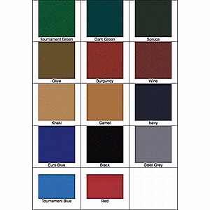 ProForm 9' High Speed Professional Pool Table Cloth Felt - Tournament Green