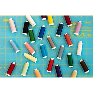 Connecting Threads 100% Cotton Essential Thread Set - 26 Spools 220 Yards Each with Carrier
