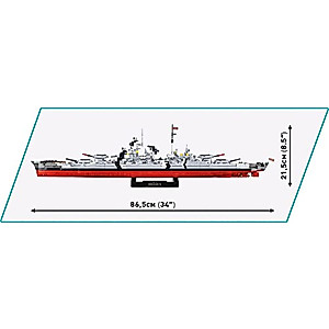 COBI Historical Collection World War II Battleship Bismarck, Executive Edition