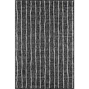 Novogratz by Momeni Villa Collection Sicily Indoor/Outdoor Area Rug, 3'3" x 5'0", Charcoal