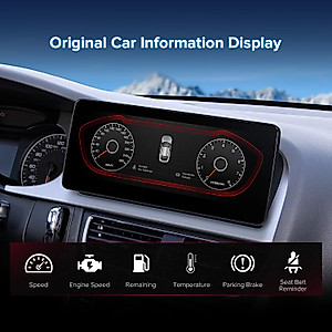 XTRONS 12.3 Inch Android 13 Car Stereo for Audi A4 S4 RS4 A5 S5 RS5 B8, IPS Touch Screen 4+64GB Global 4G Car Radio GPS Navigation Support Wireless Car Play Android Auto