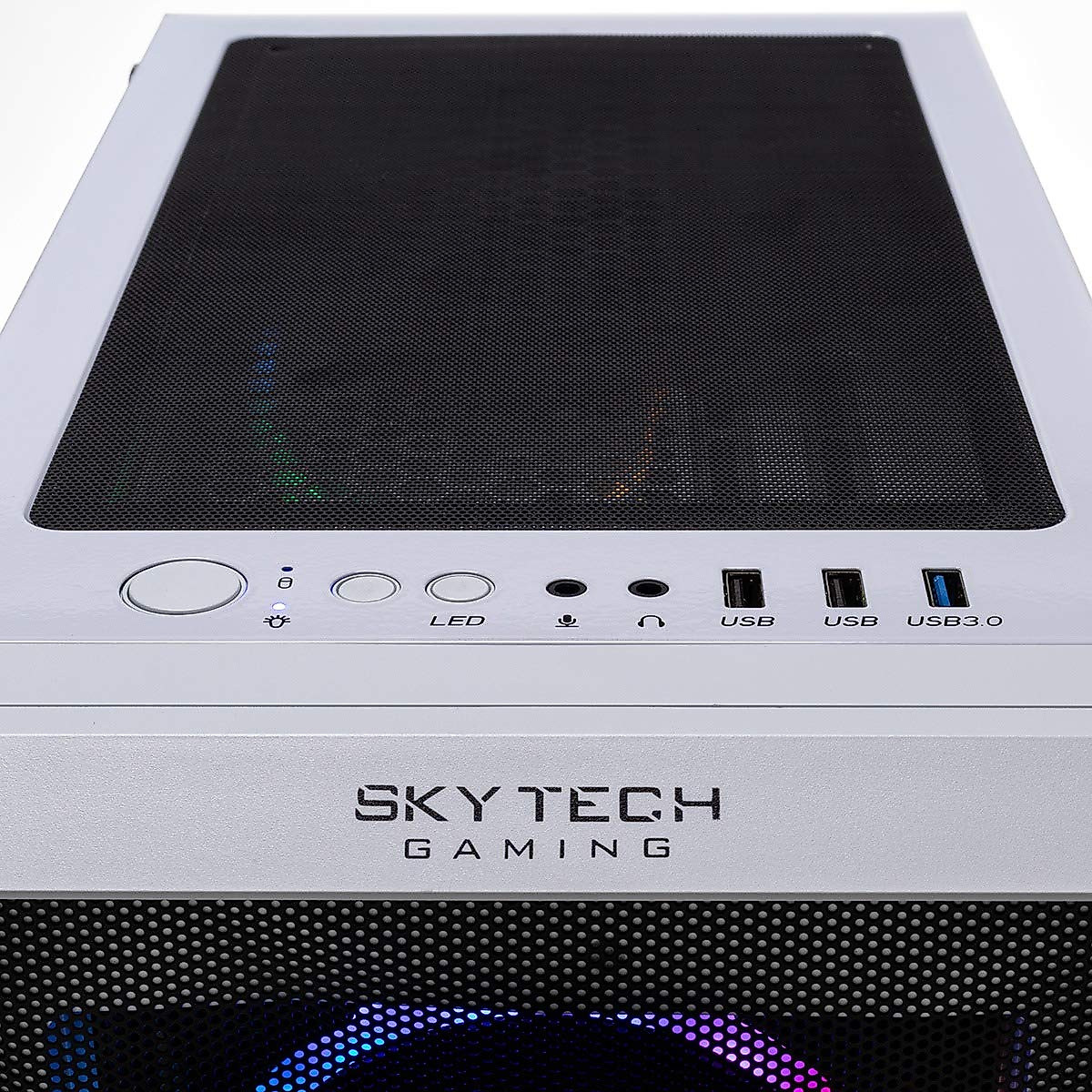 Skytech Chronos Gaming PC Desktop - AMD Ryzen 7 2700X, NVIDIA RTX 2070 Super 8GB, 16GB DDR4 (2X 8GB), 1TB SSD, 650 Watt Gold