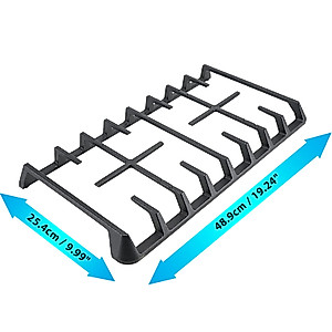 DG94-00937A Cast Iron Side Grate Replacement for Samsung Stove Parts and More Samsung Gas Range Parts Stove top Support 1 Pack