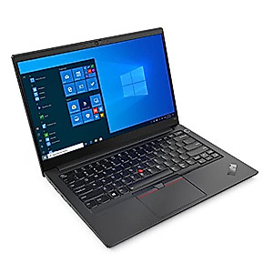 Lenovo ThinkPad E14 Gen 2 Home & Business Laptop (Intel i7-1165G7 4-Core, 32GB RAM, 512GB PCIe SSD, Intel Iris Xe, 14.0" 60Hz Touch Full HD (1920x1080), Fingerprint, Win 11 Pro) with Dockztorm Hub
