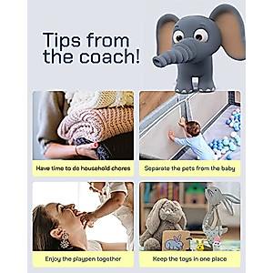 TODALE Baby Playpen for Toddler, Extra Large Baby Playard, Infant Safety Activity Center, Sturdy Babies Playpen with Anti-Slip Suckers,Tear-Resistant Material &Breathable Mesh (Grey 70”×59”)