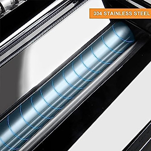 Hand Crank Noodle Making Machine Bright Finish Noodle Pressing Machine With Resistance 0.5-2.5mm For Household Use