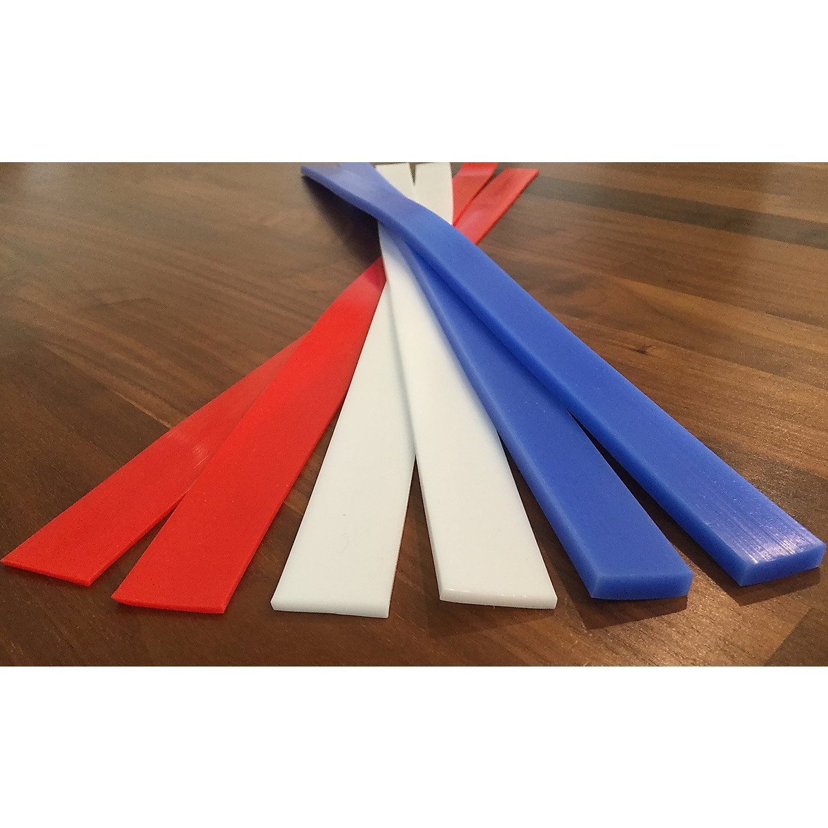 Set of 3-100% Silicone Measuring Dough Strips/Perfection Sticks/Rolling Pin Guides/Dough Guides/Pastry Ruler, Length 18 inches/3 Sizes