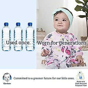 Gerber Baby Boys' Toddler Loose Fit Flame Resistant Fleece Footed Pajamas 2-Pack, Grey Zoo & Rhino, 6-9 Months