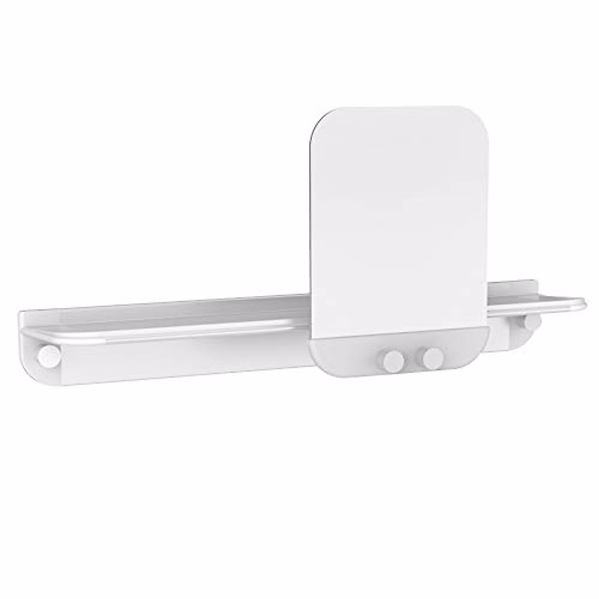 Better Living Products 11631 GLIDE Shower Shelf with Mirror, Grey