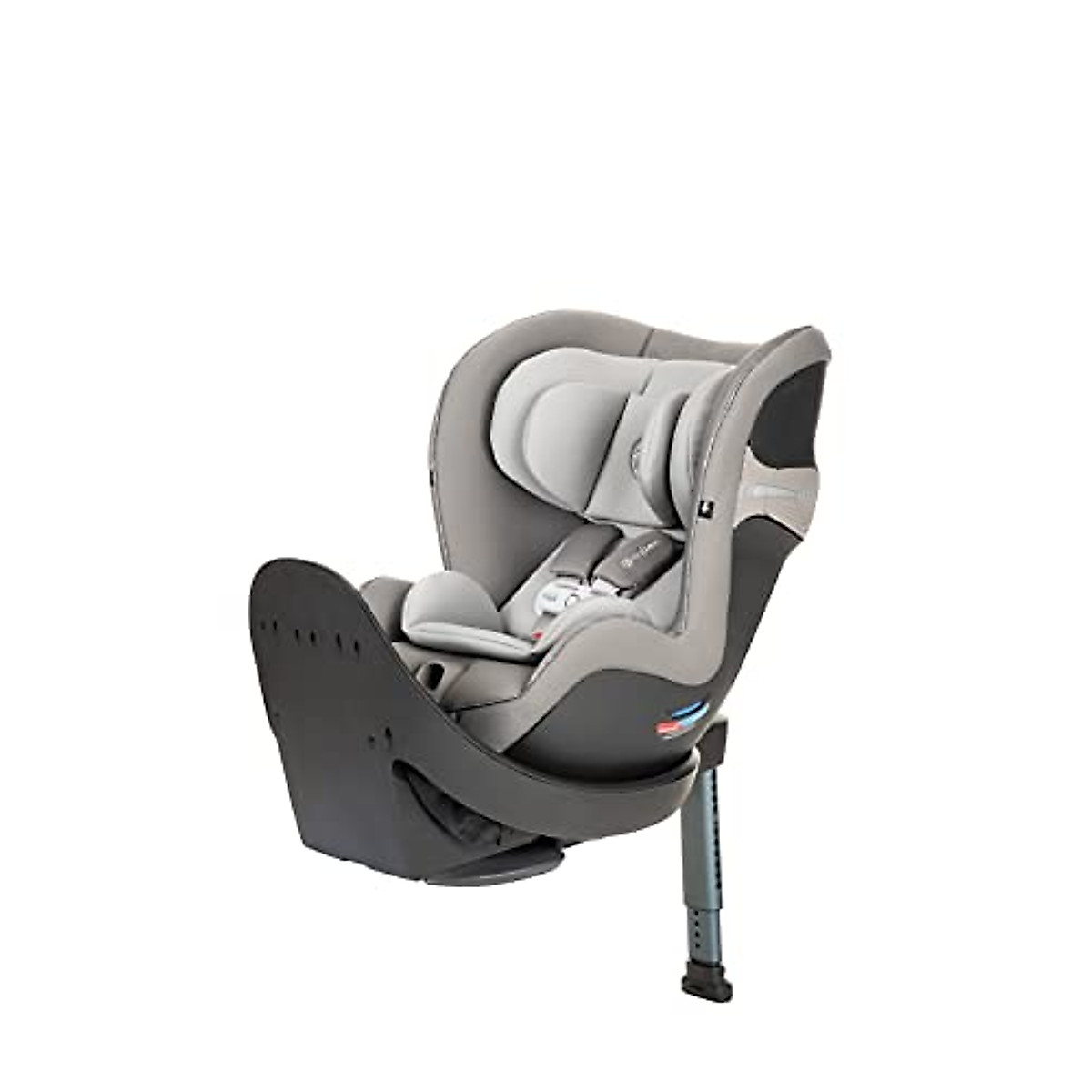 CYBEX Sirona S with SensorSafe, Convertible Car Seat, 360° Rotating Seat, Rear-Facing or Forward-Facing Car Seat, Easy Installation, SensorSafe Chest Clip, Instant Safety Alerts, Manhattan Grey