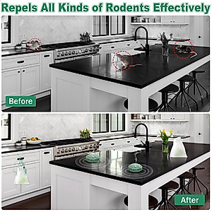 24Pcs Rodent Mice Repellent, Peppermint Oil Mouse Repellent Balls for Rats Mouse Deterrent, Keep Rat Mice Mouse Rodent Out of Indoor House Outdoor Car Engines RV Garage, Safe for Humans & Pets