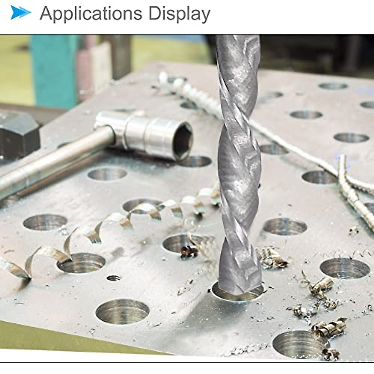 CoCud Solid Carbide Drill Bits, 1.5mm Diameter, Left Hand YG6X (C3/K10) Tungsten Carbide Straight Shank Twist Drill Bits - (Applications: for Stainless Steel Alloy), 2-Pieces