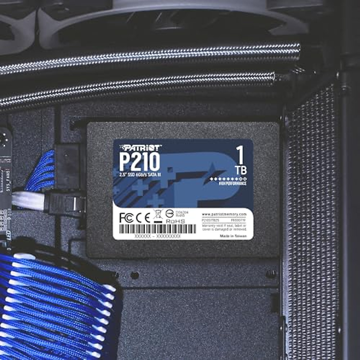 Patriot P210 1TB Internal SSD - SATA 3 2.5" - Solid State Drive - P210S1TB25