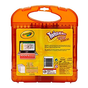 Crayola Twistables Colored Pencils Set (65ct), Kids Drawing Kit, Portable Art Case, Kids Colored Pencils, Stocking Stuffers