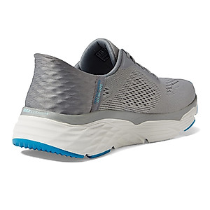 Skechers Women's Hands Free Slip-Ins Max Cushioning Elite-Mystic Passion Sneaker, Charcoal/Teal, 8