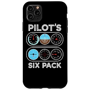 iPhone 11 Pro Max Pilot's Six Pack | Flight Instruments Aviation Case