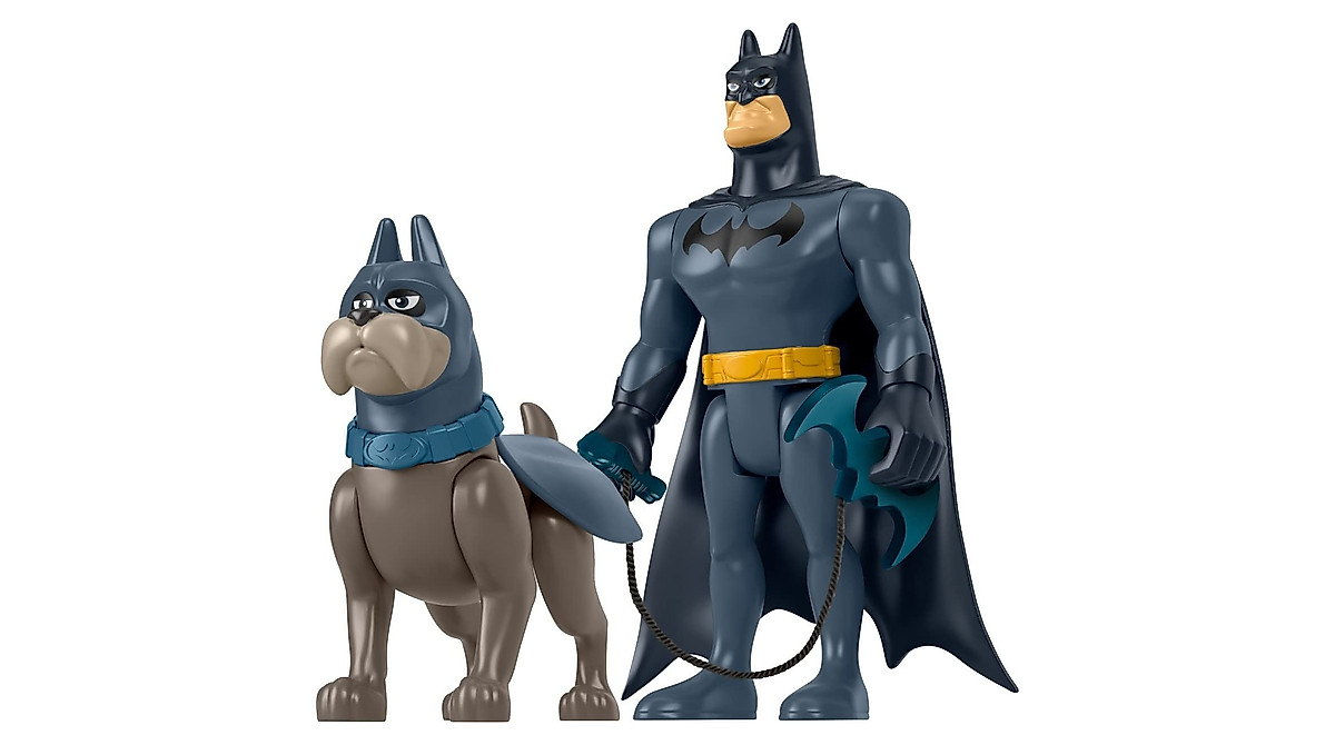 Fisher-Price DC Super-Pets Batman & Ace Figure Set 3+ Fun