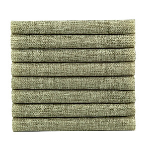 Multi-Slot Ring Pad Inserts Burlap Jewelry Display