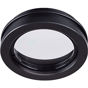 AmScope SM10 1X Barlow Lens For SM Stereo Microscopes, Black, 48 mm