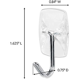 Command Clear Room Decor Set - Wall Décor with Clear Light Clips and Clear Hooks, Command Strips Included