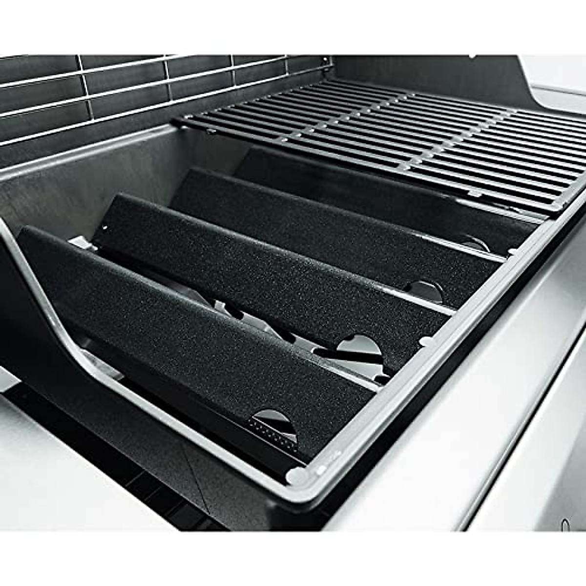 Stanbroil Porcelain Enameled Flavorizer Bars for Weber Genesis II/LX 300 Series (2017 and Newer) Gas Grills, Replacement Parts for Weber 66032/66795, 5 Pack