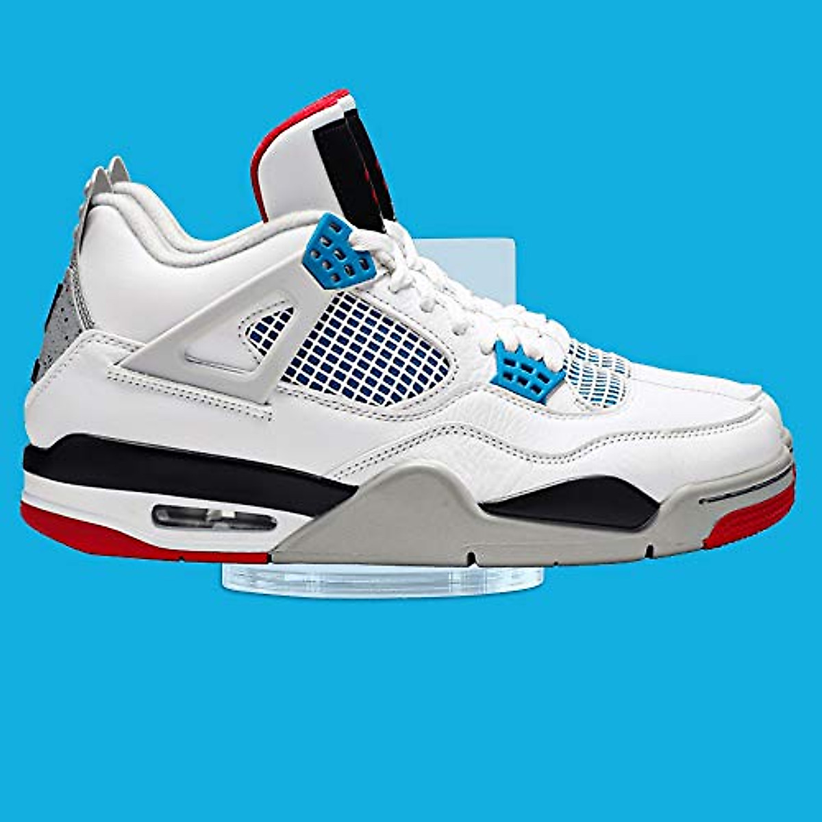 X-FLOAT Clear Floating Sneaker Shelves (Wall Mounted) for Displaying Shoes (Set of 6)