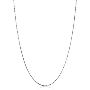 Kooljewelry Sterling Silver Rope Chain Pendant Necklace For Women (1.1 mm, 18 inch)