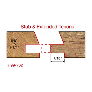 Freud 99-762: 1-11/16" (Dia.) Premier Adjustable Rail & Stile Bit - Shaker