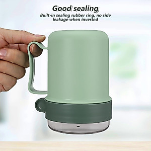 STOBAZA 20 Oz Soup Mug Overnight Oats Container, Microwavable Soup Jars with Lid and Scoop for Portable Breakfast and Lunch, Reusable To-go Cups for Yogurt Oatmeal, Cereal, Milk-shake