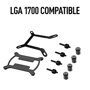 MSI MAG Coreliquid P240 - AIO CPU Liquid Cooler - LGA 1700 Ready - 240mm Radiator - Dual 120mm PWM Fans