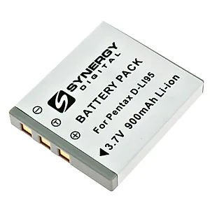 SDDLI95 Rechargeable Lithium-Ion Battery - Ultra High Capacity (900mAh 3.7V) Replacement For The Pentax D-LI95 Battery