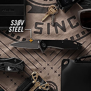 Gerber Gear Fastball - Folding Knife with Lock Release for EDC Gear - Black