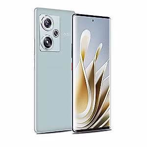 nubia Z50 Cellphone - 5G Unlocked Android Phone, 64MP+50MP Dual Camera, Qualcomm Snapdragon 8 Gen 2, 144Hz 6.67” AMOLED Screen, 80W Quick Charge Android Phone w/ 5000mAh Battery, 12GB, Cyan