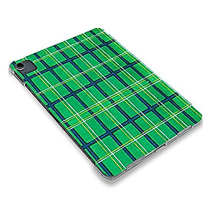 Cute Green Buffalo Plaid case Compatible with iPad Mini Air Pro 7.9 8.3 9.7 10.2 10.9 11 12.9 inch Pattern Cover New 2022 2021 Trifold Stand 3 4 5 6 7 8 9 Generation 231 (9.7" 5/6 gen)