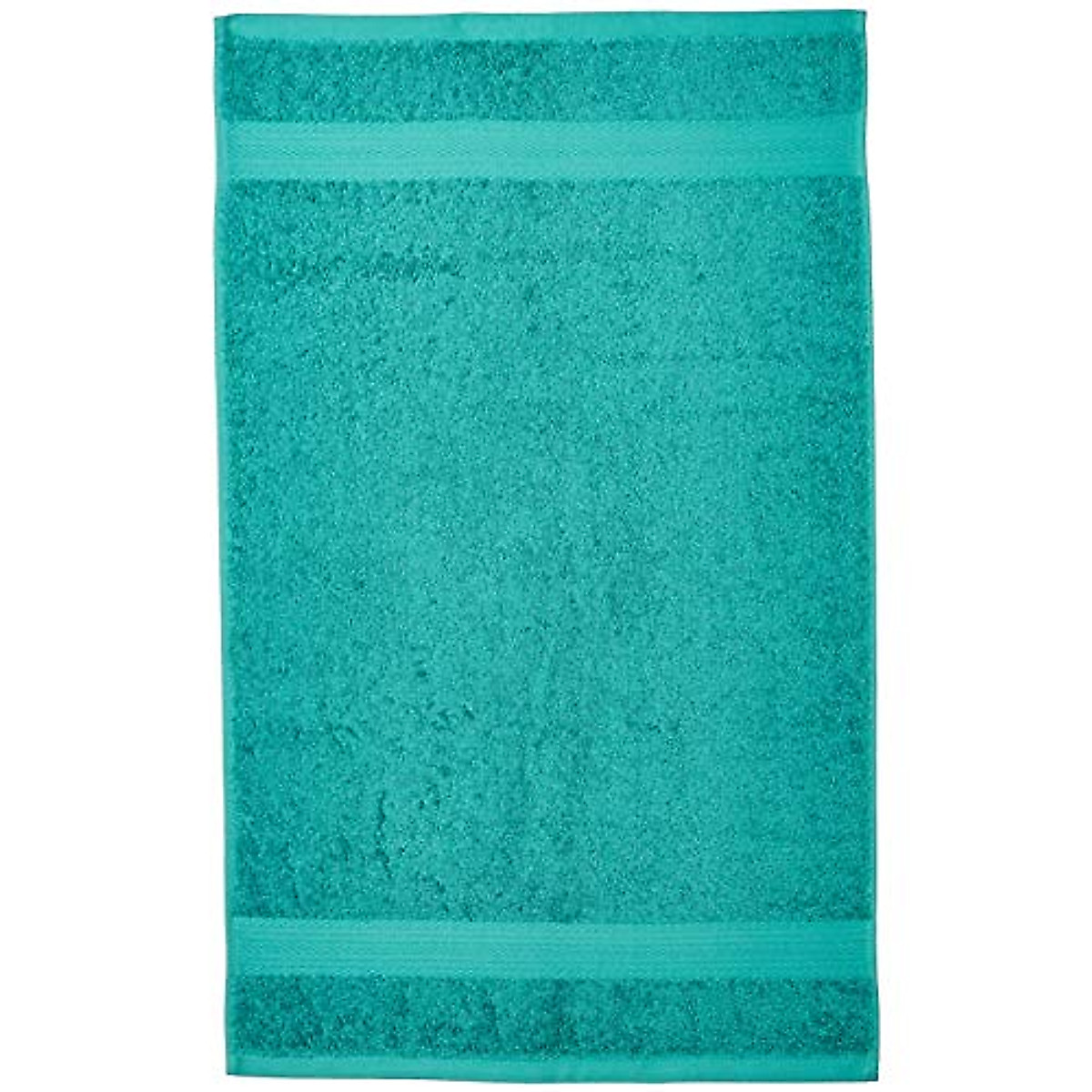 Amazon Basics Fade-Resistant Cotton Hand Towel - 6-Pack, Teal
