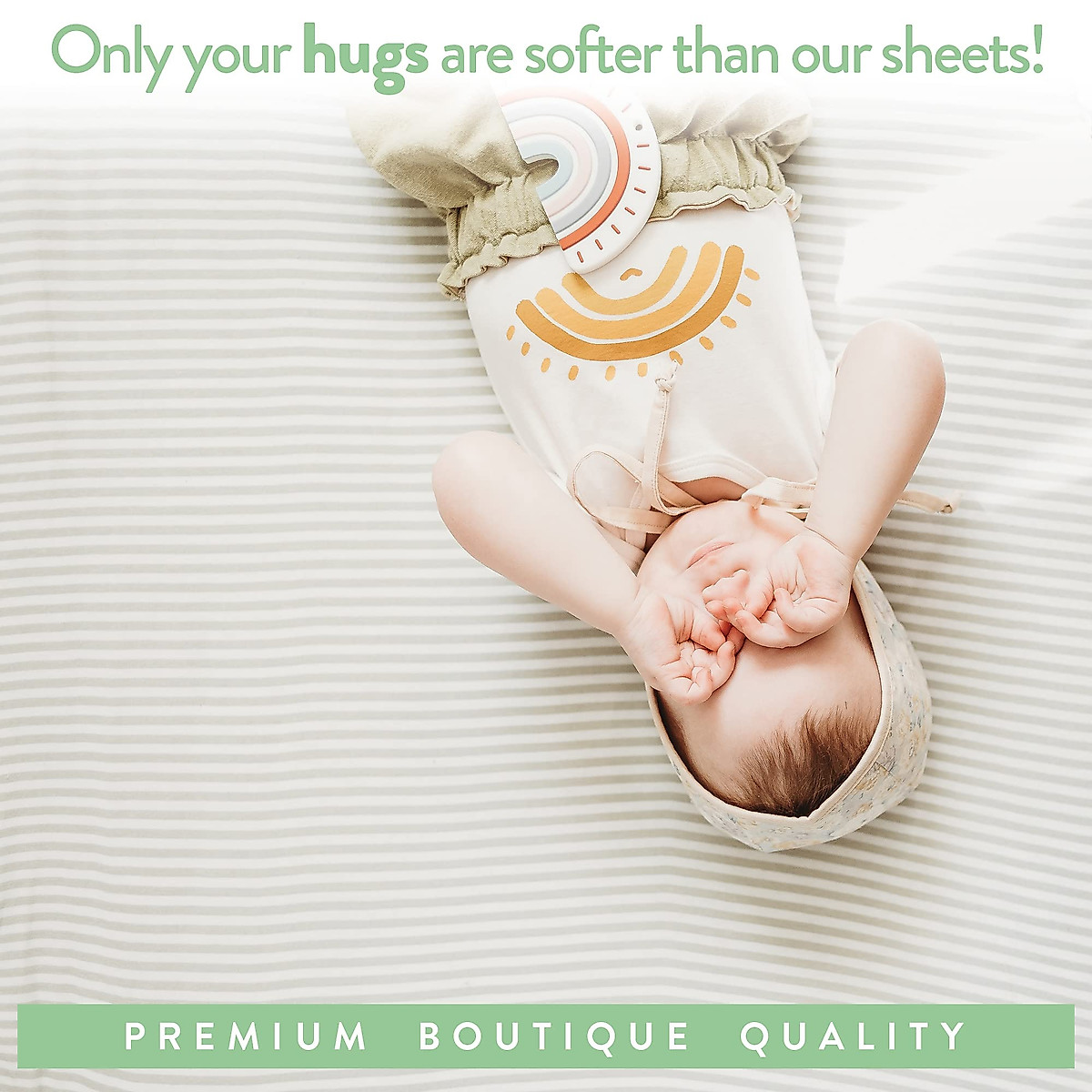 Travel Lite Crib Sheet Compatible with Graco Travel Lite Crib with Stages – Fits Perfectly on 20” x 30” Mattress Without Bunching Up – Snuggly Soft Jersey Cotton – Woodland
