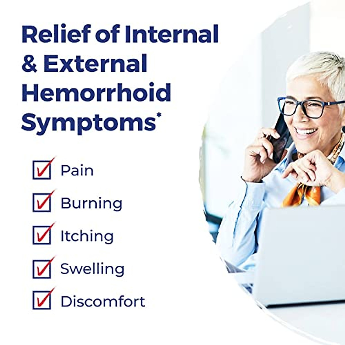 Boiron HemCalm Suppositories for Hemorrhoid Relief of Pain, Itching, Swelling or Discomfort - 10 Count (Pack of 2)