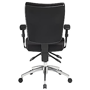 Pago Flash II Deluxe Ergonomic Chair Home Office Desk Chair with Alloy Spider and Adjustable Arms Black