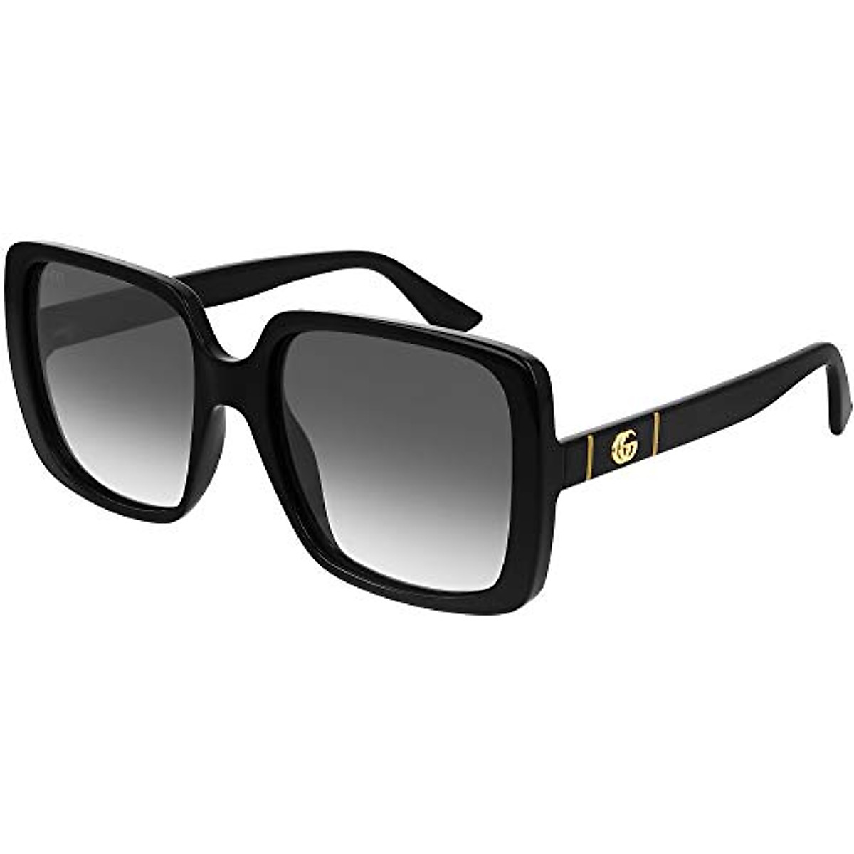 Gucci GG0632S 001 Black GG0632S Square Sunglasses Lens Category 3 Size 56mm