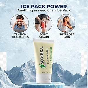 Sombra Cool Pain Relief Gel, 4 Ounce