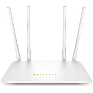 Cudy AC1200 Smart WiFi Router, WiFi Extender, Wireless Access Point, WISP, 5GHz Dual Band Wireless Internet Router, 10/100Mbps LAN, 5 dBi Antennas, VPN, Guest WiFi, AP Mode, WR1200