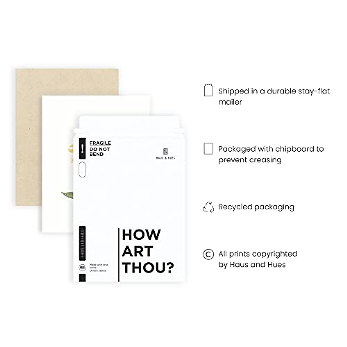 Haus and Hues Highland Cow Wall Art - Highland Cow Print and Bull Wall Art Cow Wall Decor Cow Pictures Wall Decor | Farmhouse Pictures Cow Print Animal Bull Pictures for Wall (Sunflower, 12x16 Unframed)