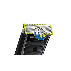Philips Norelco Oneblade Pro Hybrid Electric Trimmer and Shaver, Black, QP6510/70