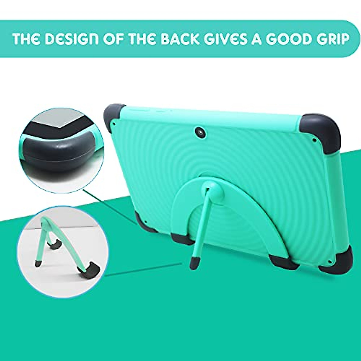 CWOWDEFU Kids Tablet Android 11 Tablet for Kids Children's Tablet COPPA Certified, 32GB ROM 2GB RAM Touch Screen Child Toddler Tablets (Green)